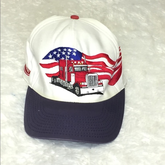 peterbulit | Accessories | Peterbuilt Truck Flag Baseball Cap ...